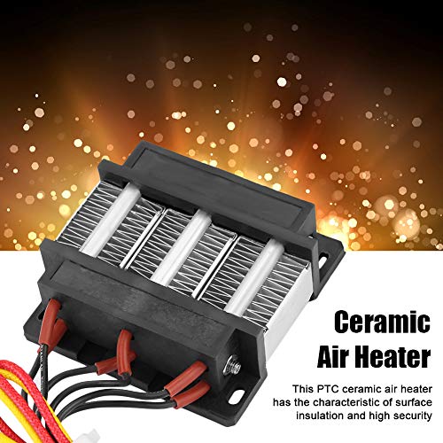 Ceramic Air Heater, 110V/48V 200W Insulated Ceramic Air Heater PTC ...
