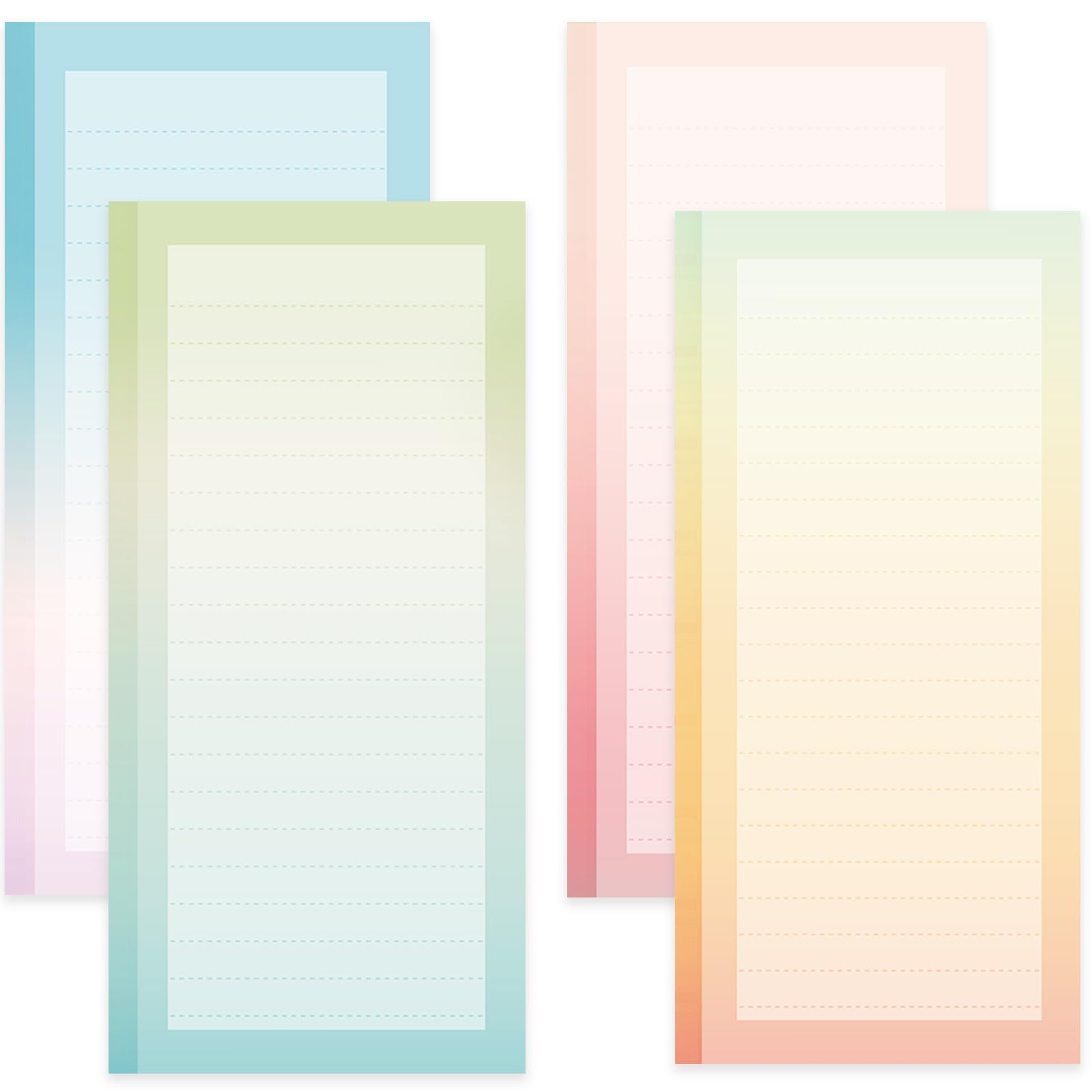 Amazon.com : 4 Pack Magnetic Notepads for Refrigerator, 200 Sheets full ...