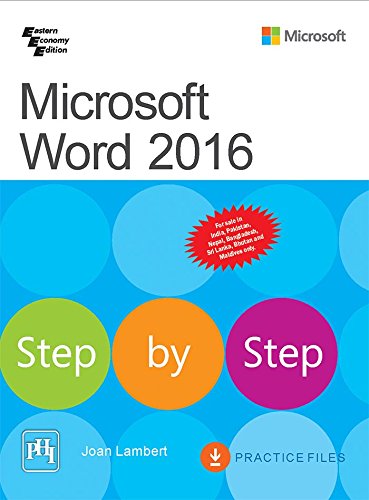 Microsoft Word 2016 Step by Step: LAMBERT: 9788120352018: Amazon.com: Books