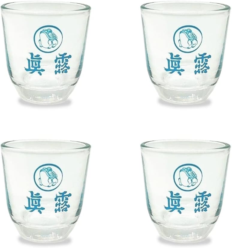 Amazon.com | Signim Korean orginal Jinro Soju Glass 4p Set 0.7oz 2inch: Mixed Drinkware Sets