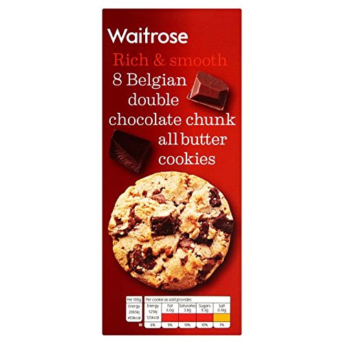 Amazon.com: Waitrose Belgian Choc Chunk Cookies 200g : Grocery ...