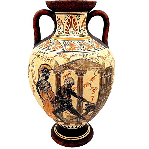 Amazon.com: Greek Amphora 36cm Ancient Greek pottery,Theseus and ...