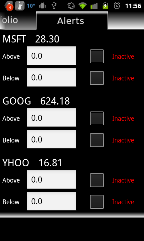 Stock Alert - App on Amazon Appstore