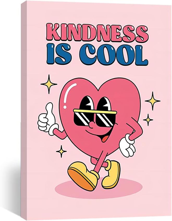 Retro Pink Preppy Room Decor Pink Wall Decor Pink Wall Art Preppy Wall ...