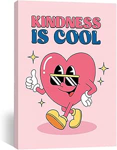 Retro Pink Preppy Room Decor Pink Wall Decor Pink Wall Art Preppy Wall ...