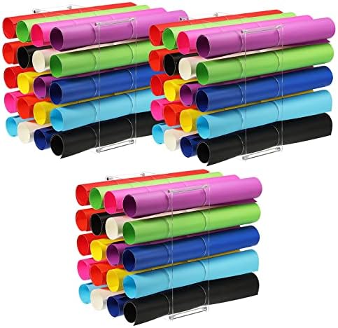 Amazon.com: uxcell 3 Set Vinyl Roll Storage Rack, Acrylic Vinyl Roll ...