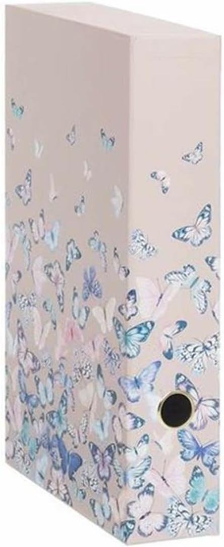 WHSmith Box File Floral & Butterfly Design Document File Organiser ...