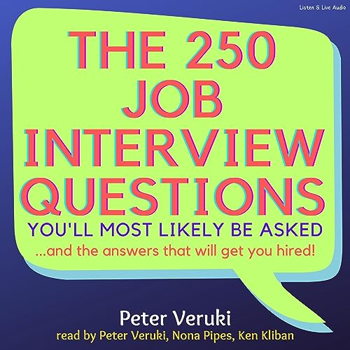 Amazon.com: The 250 Job Interview Questions You'll Most Likely be Asked ...