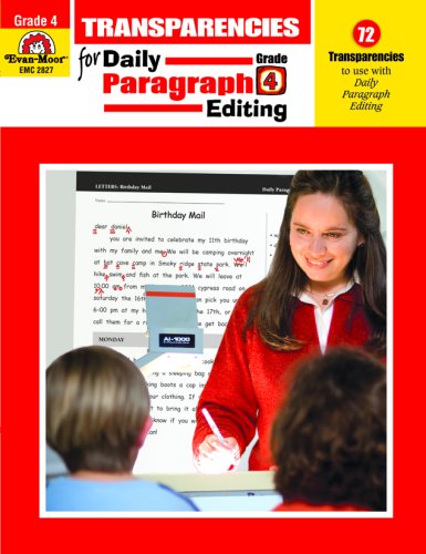 Daily Paragraph Editing Transparencies, Grade 4: Evan-Moor Educational ...