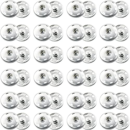 On Blow (Pack of 100) Sew-on Snap Buttons Metal Rust Proof Snap ...