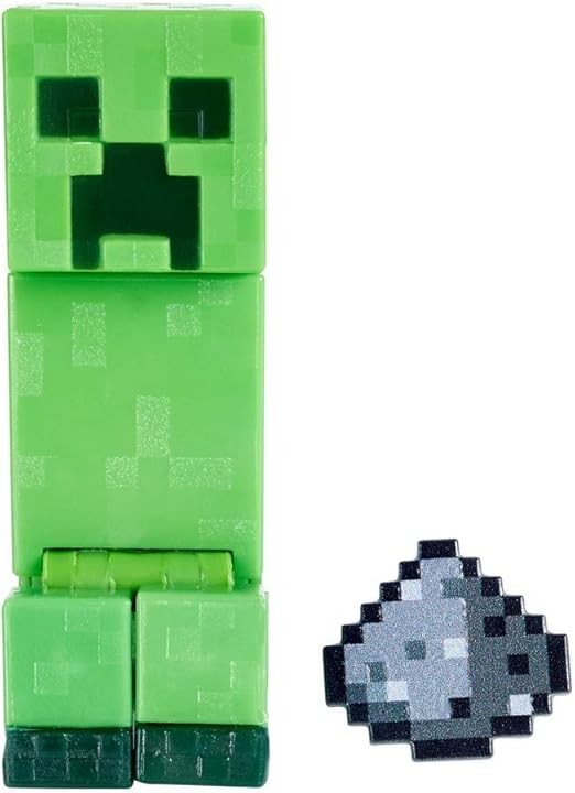 Amazon.com: Mattel Minecraft Creeper 3.25" Scale Scale Video Game ...