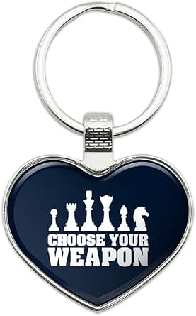 Amazon.com: Choose Your Weapon Chess Pawn Rook Knight King Queen ...