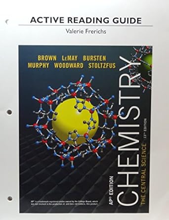 Active Reading Guide for AP* Chemistry: The Central Science 13th ...