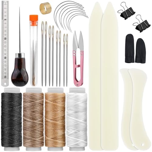 WEBEEDY DIY Bookbinding Kit Bookbinding Supplies Set with Tools for DIY ...