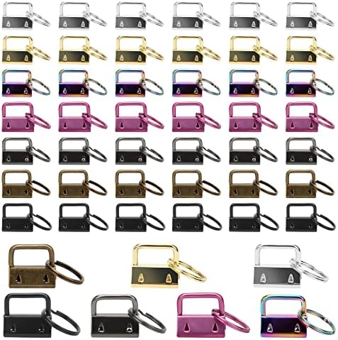 Amazon.com: BRT Bearingshui 1 Inch Key Fob Hardware with Key Rings Sets ...