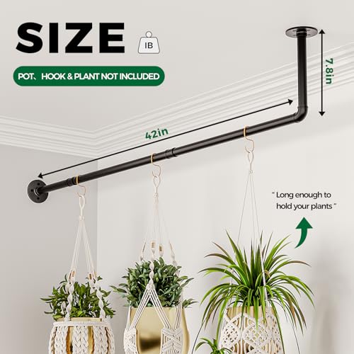 Snapklik.com : Bamworld L-Shaped Hanging Planters For Indoor Plants ...