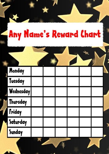 Gold Star Sticker Reward Chart : Amazon.co.uk: Stationery & Office Supplies