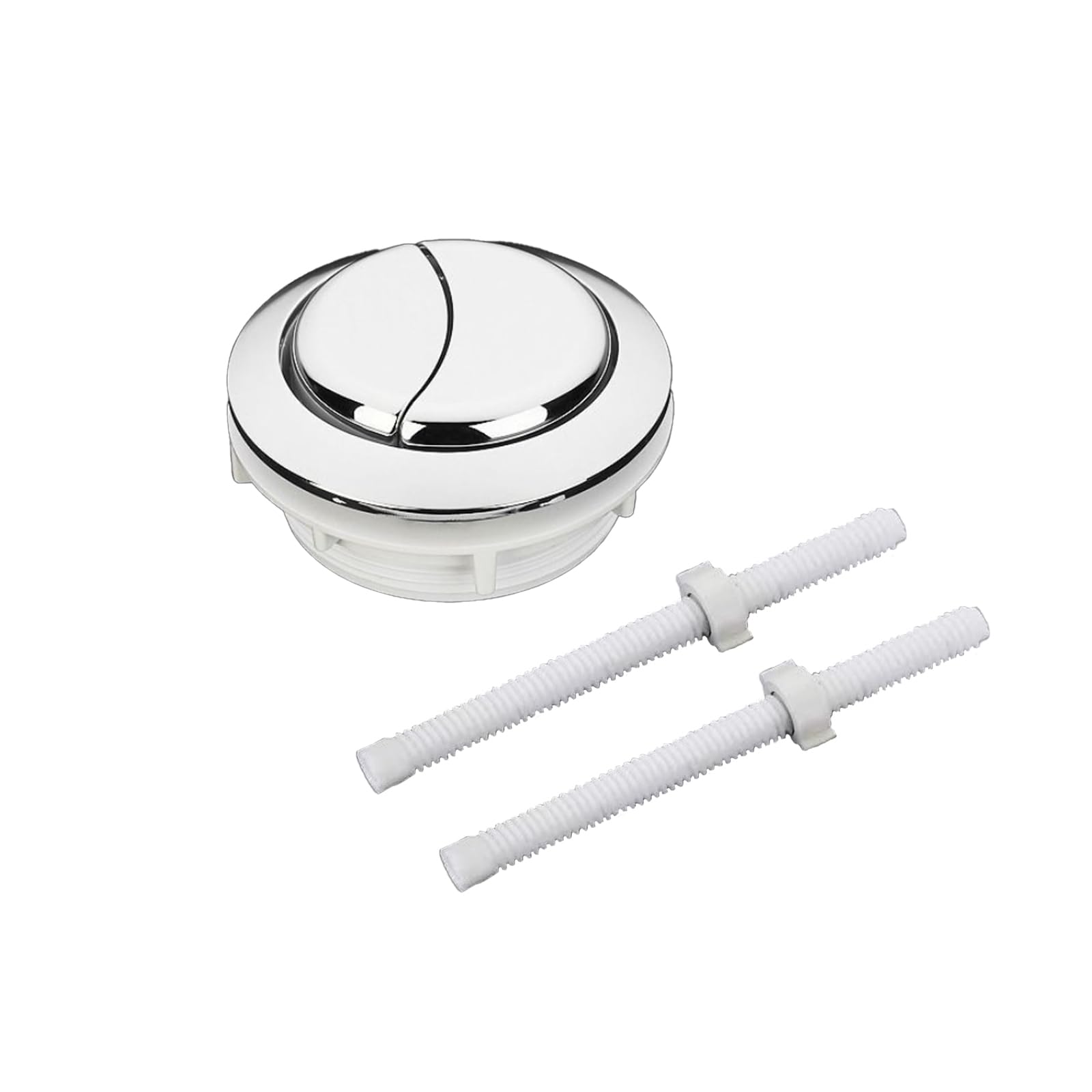 Amazon.com: 58mm/2.3" Toilet Push Thread Diameter Dual Push Flushing ...