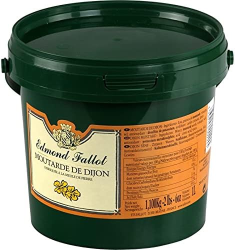 EDMOND FALLOT - Moutarde de Dijon - 1100 gr : Amazon.fr: Epicerie