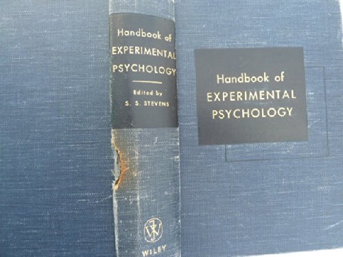 Handbook of Experimental Psychology: Stanley S. Stevens: 9780471823681 ...