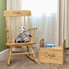 Amazon.com: My Bambino Childrens Personalized Rocking Chair Natural ...
