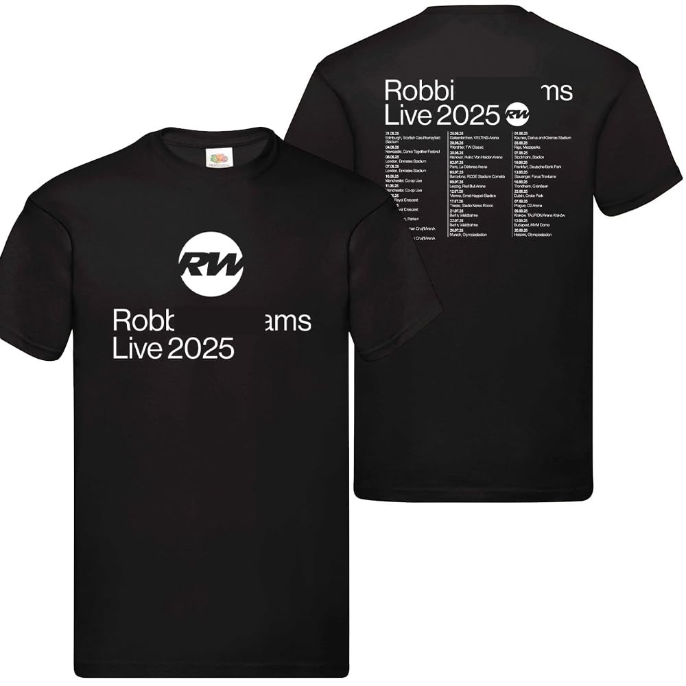 Robbie Williams Tour T Shirts
