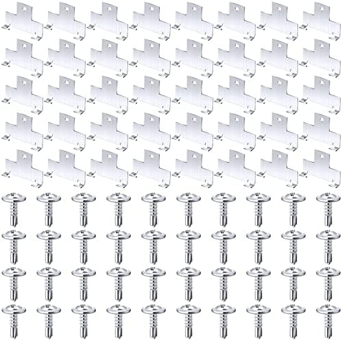 Dunzy 40 Pcs Recessed Light Clips Downlight Housing C Clips Retrofit ...