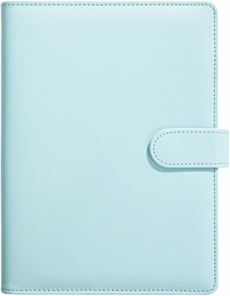 Amazon.com : NUZAMAS A5 PU Leather 6 Ring Binder Refillable Cover with ...