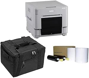 Amazon | DNP DS-RX1HS 6インチ昇華型プリンター、1時間あたり290枚の4x6プリント - バンドル - 4x6メディア、1ロールあたり700プリント、2ロール、保護 ...