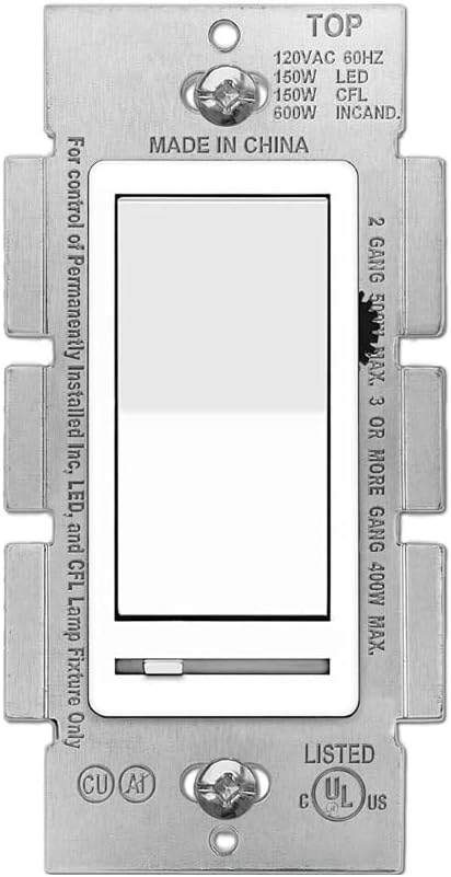 LED Wall Dimmer Switch for LED Lights,Three Way & Single Pole,150W LED ...