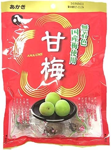 Amazon.com: Akagi Foods Ama Ume Karikari Ume 120g - Sweet & Sour ...
