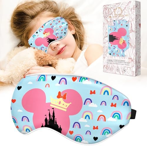 Amazon.com: Kawaii Sleep Eye Mask for Girl & Womens Sleep Mask Cute ...