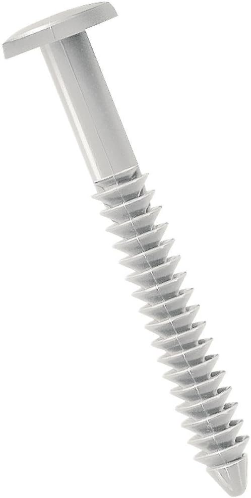 MidAmerica White 3" Shutter Lok Peg Fasteners 60 Pack Spikes Longer and ...