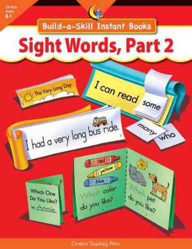 SIGHT WORDS PART 2, BUILD-A-SKILL INSTANT BOOKS: Kim Cernek ...