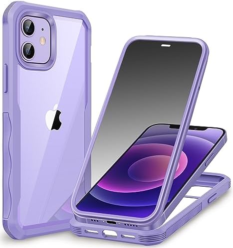 CENHUFO Privacy Screen Case for iPhone 12/iPhone 12 Pro, 360 Degree ...