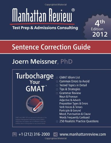 Manhattan Review GMAT Sentence Correction Guide [4th Edition ...