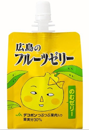 Amazon.com : Hiroshima fruit jelly Dekopon pebbly flesh into (6 pcs ...