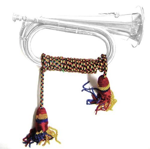 Gorgeous Multi-Colored Scout/Army Bugle Cord, Traditional Silk-Wool ...