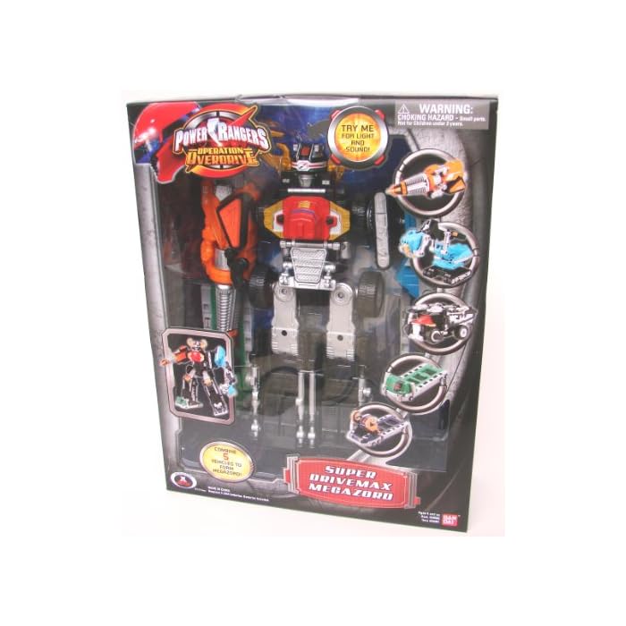 Buy Power Rangers Operation Overdrive Deluxe Megazords - DualDrive ...