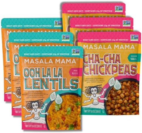 Amazon.com: Masala Mama Variety - Tender Lentils and Chickpeas - Heat ...
