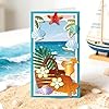 Amazon.com : MAYJOYDIY Beach Vacation Metal Cutting Dies Palm Tree Hat ...