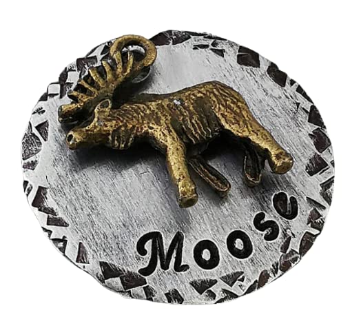 Amazon.com: Moose Pet ID Tag, Nature Dog Tag, Dog Tags for Dogs, Hand ...