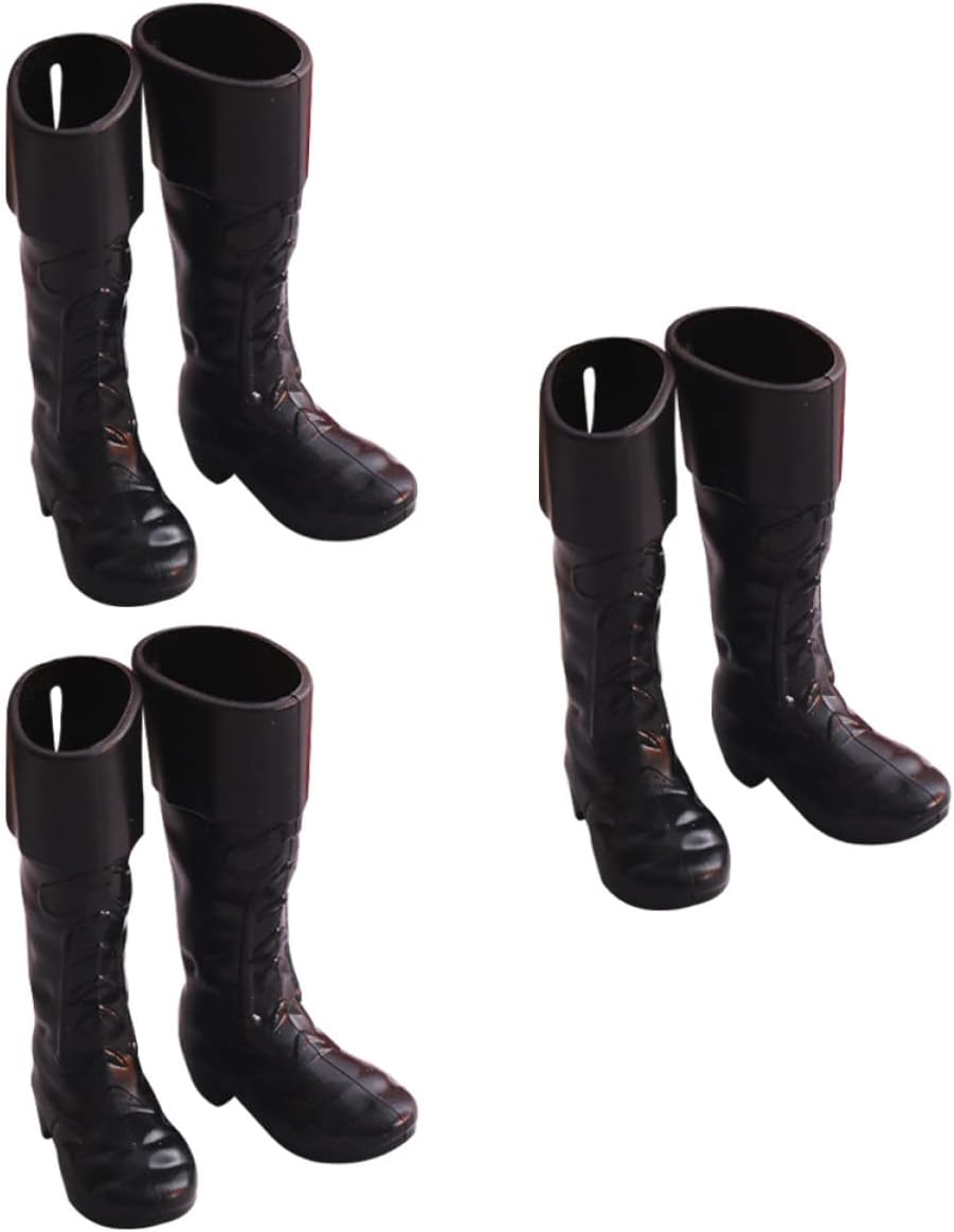 Amazon.com: Toyvian 3pairs Mini Santa Boots for Dollhouse Chic ...