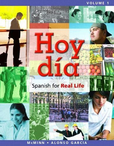 Hoy día: Spanish for Real Life, Volume 1: Amazon.co.uk: McMinn, John ...