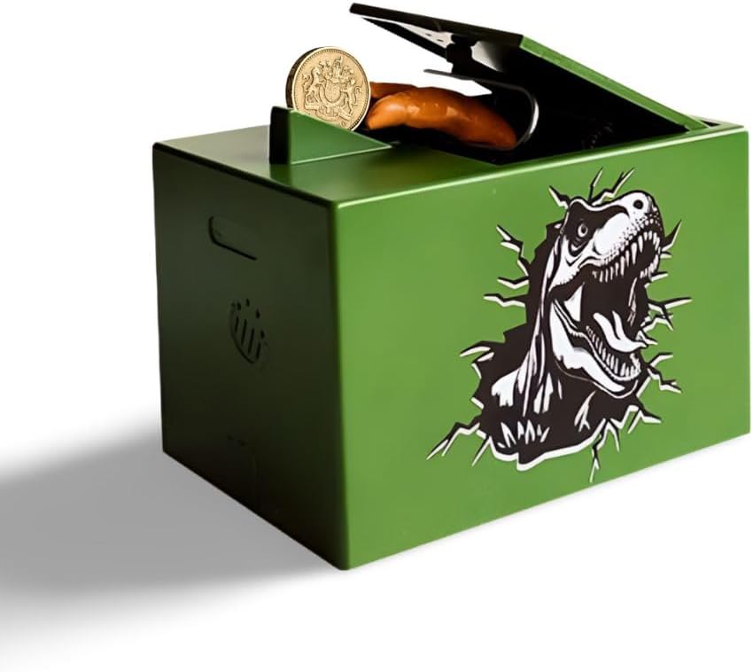 Amazon.com: NEXTAKE Dinosaur Claw Money Bank, Funny Ghost Hand Coin Box ...
