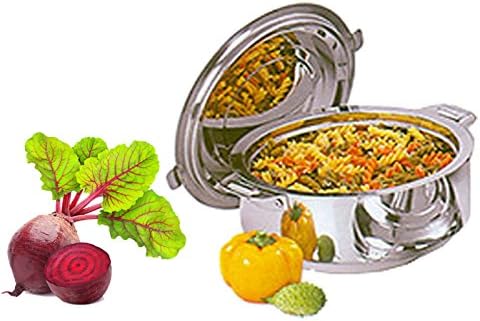 Buy Cello Maxima Stainless Steel Double Walled Casserole, Insulated ...