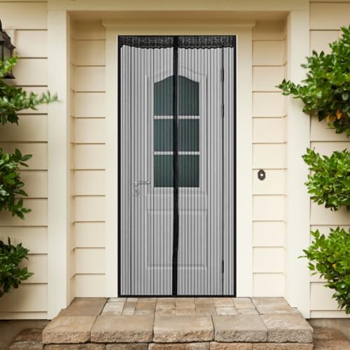 Kuber Industries Polyester -Magnetic Mosquito Net-Jl220110Bl-Black ...