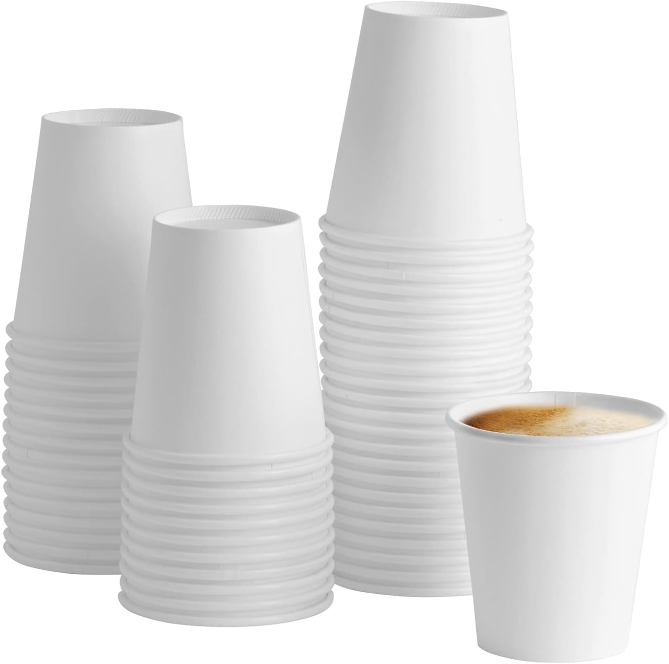 Amazon.com: Smygoods 24oz Paper Coffee Cups With Lids, Paper Hot Cups ...