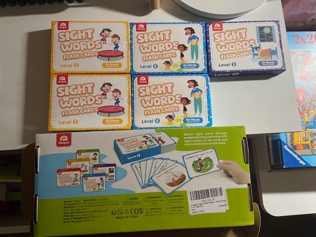 Coogam Sight Words Flashcards - 220 Dolch Sightwords Game with Pictures ...