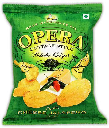 Opera Potato Crisps - Cheese Jalapeno (Potato Chips) : 55Gm : Amazon.in ...